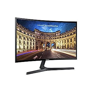 Samsung CF390 Series 27 inch FHD 1920x1080 Curved Desktop Monitor for Business, HDMI, VGA, VESA mountable, 3-Year Warranty, TAA (C27F390FHN), Black