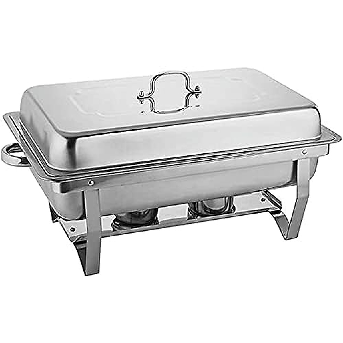 Chafing Dishes Chafing Dish Buffet Set, Food Warmers Server Warming Tray Round Rectangular Chafers, Stainless Steel Square Chafer, Round Food Warmer Chafing For Catering Warmer Chafer Set, Energy Effi