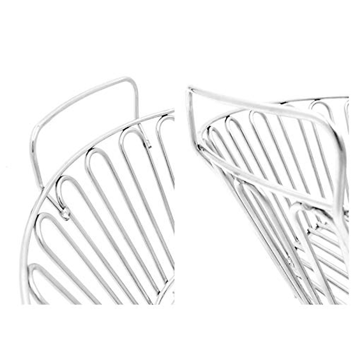 ZBXFCSH Ash Charcoal Basket with Divider Big Green Egg Accessories,Stainless Steel Grill Ash Baskets for The Large Big Green Egg,Kamado Joe Classic,Pit Boss,Louisiana & Other Grills