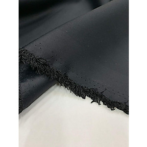 Blackout Drapery Fabric Color: Black, 3 Pass Blackout Fabric, Blackout 99% of Light, 56" Wide, Sold by The Yard