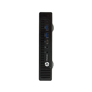 HP EliteDesk 800 G2 - Mini Desktop, Core i5 6500T 2.5 GHz, 8GB RAM, 256GB Solid State Drive, Internal WiFi, Windows 10 Pro 64bit, (Renewed)