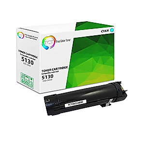 TCT Premium Compatible High Yield Toner Cartridge Replacement for Dell 5130CDN Printers (Black 330-5846, Cyan 330-5850, Magenta 330-5843, Yellow 330-5852) - 4 Pack