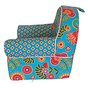 Cotton Tale Designs Gypsy Chair, Turquoise/Red/Orange/Yellow (GPCH)
