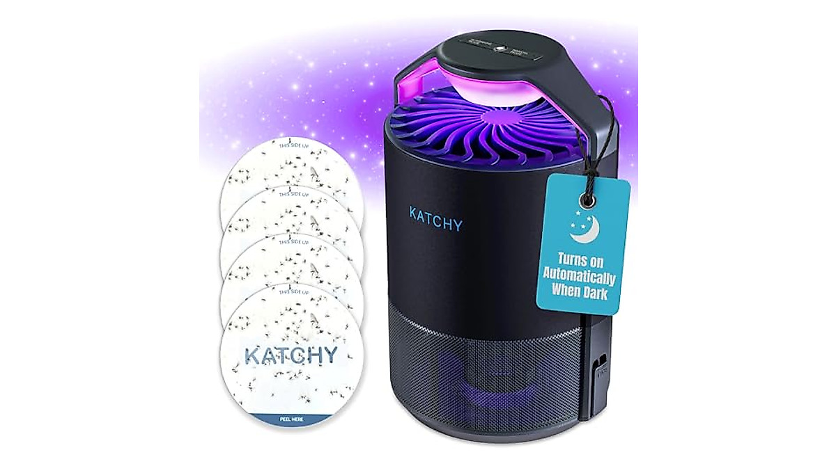 Katchy Midnight Indoor Insect Trap for Fruit Flies & Gnats