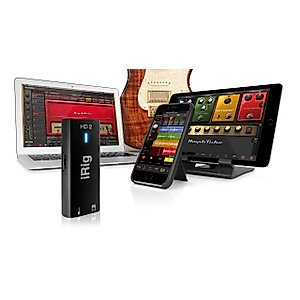 IK Multimedia iRig HD 2 guitar audio interface for iPhone, iPad, Mac, iOS and PC with USB-C, Lightning and USB cables and 24-bit, 96 kHz music recording