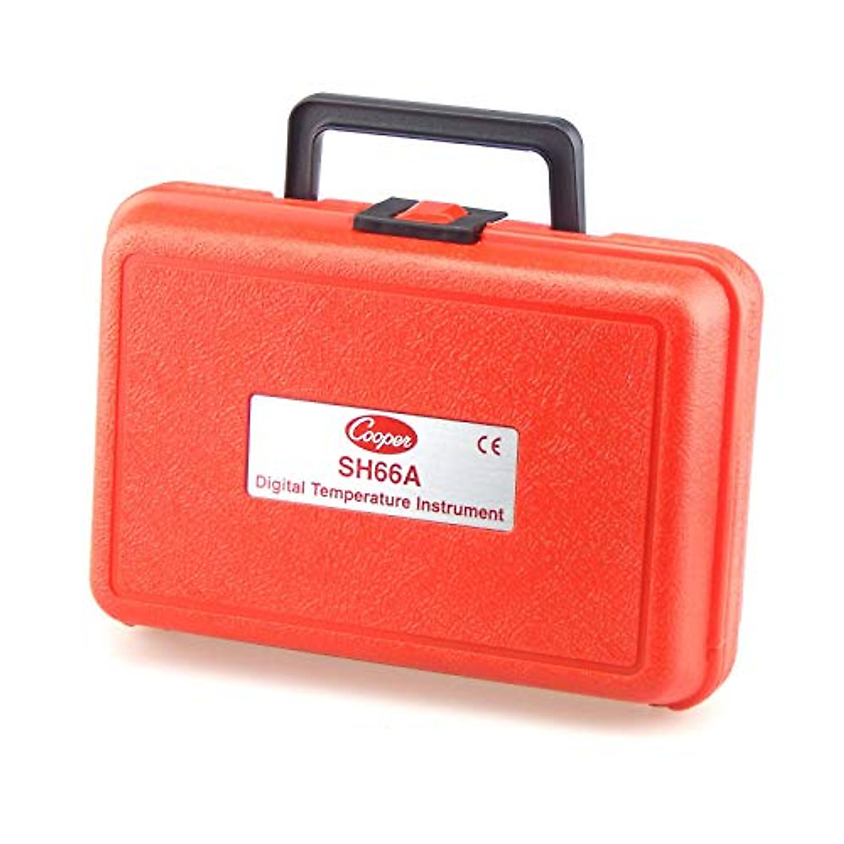 Cooper-Atkins SH66A-E Thermistor Thermometer with LCD Display, Red, -40°F to 300°F Temperature Range