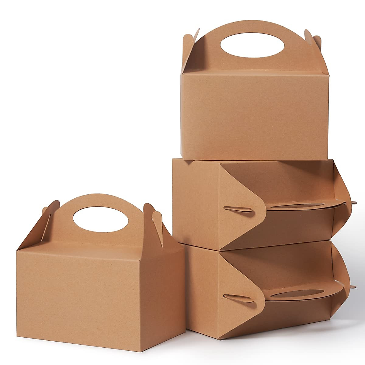 Shallive Mermaid Party Treat Boxes 30 Pcs Pink Scale Candy Cookies Gift Box DIY Favor Bags Snack Goodies Cardboard Gable Box with Handles Perfect for Girls Under the Sea Theme Birthday Party Gift Giving Baby Shower Decoration