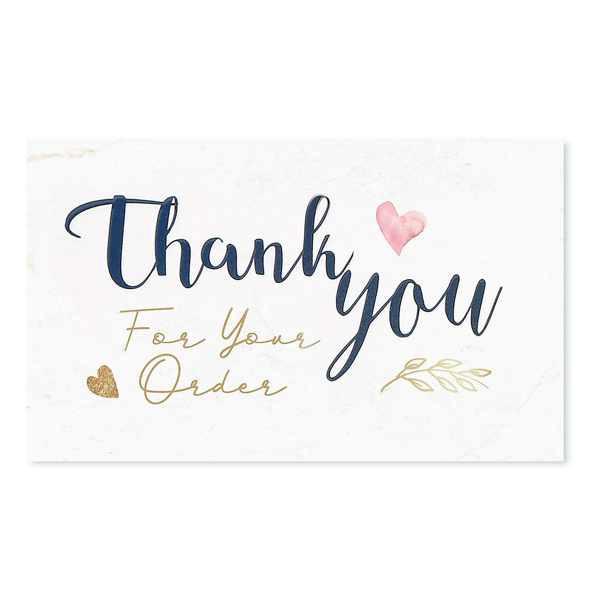 120 Thank You For Your Order Cards (3.5 x 2 Inches), Modern Simple Design Customer Appreciation Note for Small Business Owner, Online, Retail Store, Handmade Goods, Package Inserts (Pattern2)