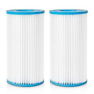 2-Pack Pool Filter A or C for Intex 1000/1500/530 GPH Filter Pump for Above Ground Pools, Replace Type A or C