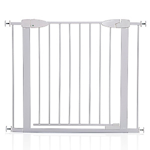 Dreambaby Boston Auto Close Gate with Ezy Check Indicator, White