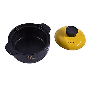 NESKX Ceramic Cooking Pot Cast Iron Pot with Lid Professional Lead Free Cooking Tagine,30Cm Cooking Tagine for Different Cooking Styles,Cast Iron Best Gift ​Casserole Pan