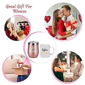 Lifecapido Before Patients After Patients Set, Nurse Week Appreciation Gifts for Nurse Practitioner Doctor Hygienist Physician Dentist Women, 11oz Coffee Mug and 12oz Stainless Steel Wine Tumbler Set