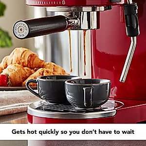 KitchenAid Metal Semi-Automatic Espresso Machine - KES6503, Empire Red, 1.4 Liters