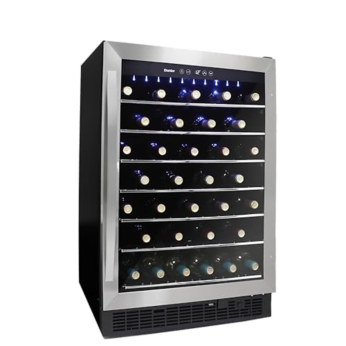 Danby DWC057A1BSS Built In Beverage Center, Single Zone Under Counter Wine Chiller In Stainless Steel - For Kitchen, Home Bar