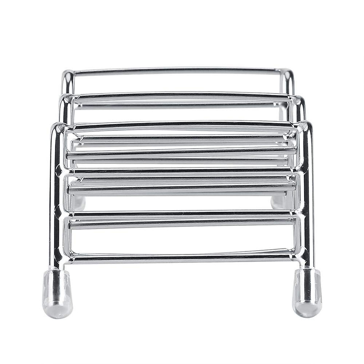 Fait Shape Stainless Steel Mexican Taco Holder Display Stand Shell Rack for Holding Soft Shell Hard Shell Burritos Sandwiches(2#)