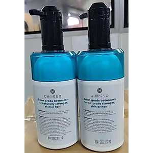 BELLISSO Biotin Shampoo and Conditioner Set and Biotin Heat Protectant Spray for Hair with Moroccan Argan Oil