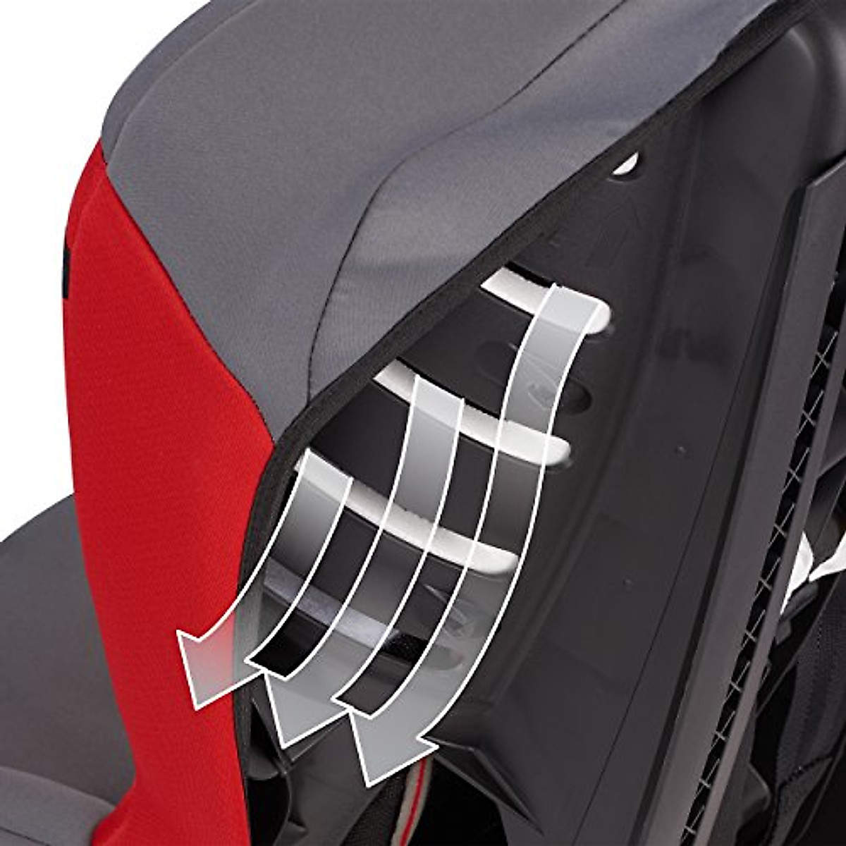 Evenflo Sonus Convertible Car Seat, Lava Red