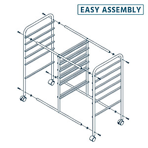 Yaheetech 12 Drawers Rolling Storage Cart Multipurpose Movable Organizer Cart Storage Bin Trolley Tools Scrapbook Paper Organizer on Wheels, Black