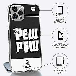 Phone Case Pew Pew USA Patriot Design Silicone Transparent - Compatible iPhone and Samsung (Samsung Galaxy A04)