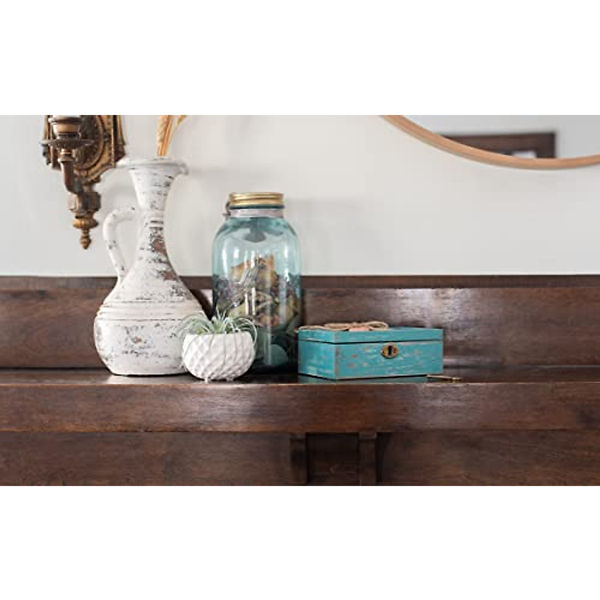 Cottage Garden Love You Granddaughter My Heart Petite Locket Distressed Teal Music Box Plays Tune You are My Sunshine