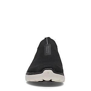 Skechers Men's Gowalk 6-Stretch Fit Slip-on Athletic Performance Walking Shoe, Black/Grey, 10