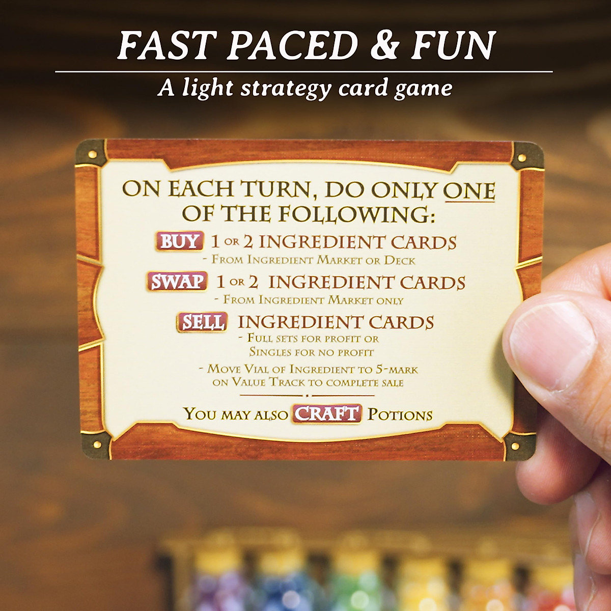 Think Fun Mystic Market: Bring The Magic to Your Board Game Night! for Ages 10+