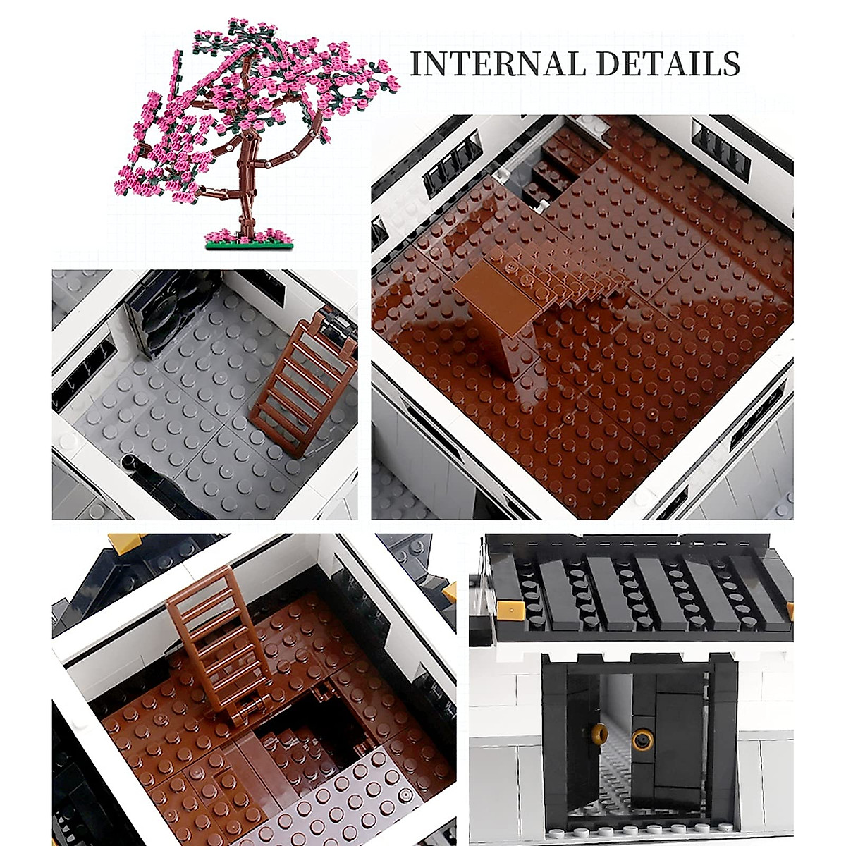 bnwent Japan Himeji Castle Collection Famous Architecture Model Building Block Set (3086pcs) Micro Mini Bricks Toys Gifts for Kids and Adults