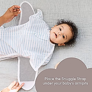 SleepingBaby Snuggle Strap, Polyester, Spandex, a Zipadee-Zip Accessory for Wearable Blanket - Grey One Size