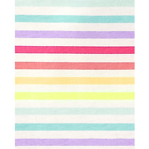 The Children's Place Baby 2 Pack and Toddler Girls Sleeveless Fashion Skater Dress, April Stripe/in The Pink 2-Pack, 4T