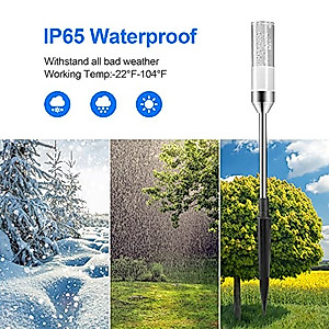 B-right LED Low Voltage Pathway Lights Outdoor, 4.8W 570 Lumens 12V AC Plug 6 Pack Extendable Landscape Lighting IP65 Waterproof Garden Lights Path Lights for Patio Yard Walkway, Warm White, 2700K