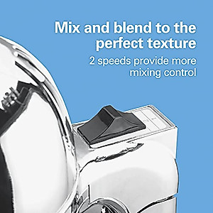 Hamilton Beach DrinkMaster Electric Drink Mixer, Restaurant-Quality Retro Milkshake Maker & Milk Frother, 2 Speeds, Extra-Large 28 oz. Stainless Steel Cup, Classic Chrome