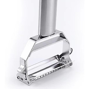 Vegetable Peeler，SZYIKUER Stainless Steel 2 in 1 Julienne Vegetable Peeler Perfect for Carrot Potato Melon Gadget Vegetable Fruit