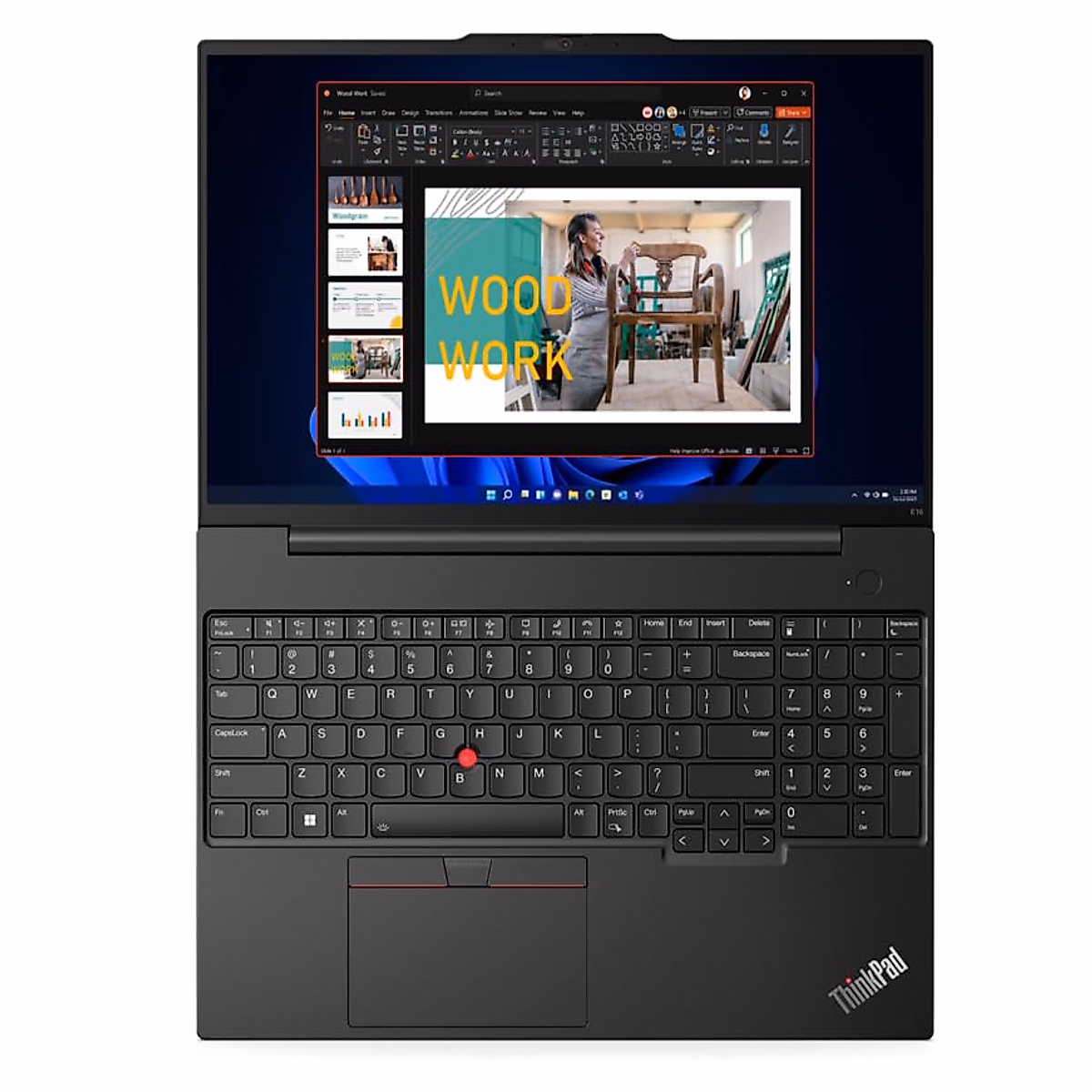 Lenovo ThinkPad E16 Gen 1 Business Laptop, 16 WUXGA (1920 x 1200) Non-Touch, AMD Ryzen 5 7530U, 24GB RAM, 512GB SSD, Fingerprint Reader, Webcam, Windows 11 Pro, XPI Bundle