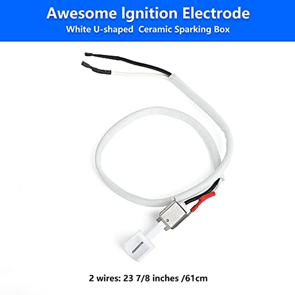 Apromise 7642 Grill Igniter Replacement - Electronic Grill Igniters for Weber Spirit 210 and Spirit 310 Gas Grills (2013 and Newer) - Grill Igniter for Models with Front-Mounted Control Panels