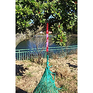 T TEKE Adjustable Heavy Duty Bucket Strap Hanger with Easy-on Hook (4 Pack), for Hay Nets, Buckets and Other Feeders