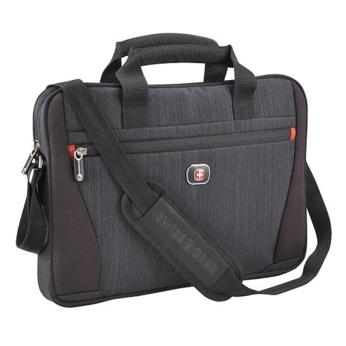 SwissGear - Structure 14 Laptop Case - Blue Heather/Black