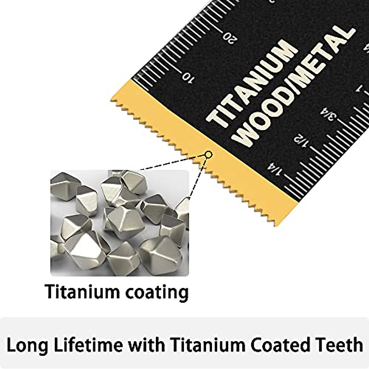 10 PC Titanium Oscillating Multitool Blades LEILUO Oscillating Tool Blades for Nails Wood Plastic and Hard Material Oscillating Saw Blade fit Dewalt Rockwell Milwaukee Makita Ryobi