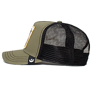 Goorin Bros. The Farm Unisex Spanish-Language Adjustable Mesh Trucker Hat, Moss (Aguila Dorada), One Size