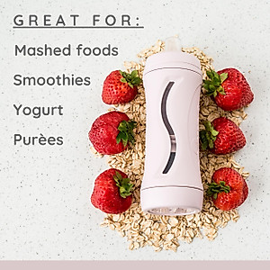 Subo Baby Food Bottle Starter Set | No Mess Baby Toddler Self Feeder | Squeeze Free Design for Purees, Smoothies, Yogurt, Oatmeal, or Thickened Liquids | Reusable Silicone Washable Cup (Musk)