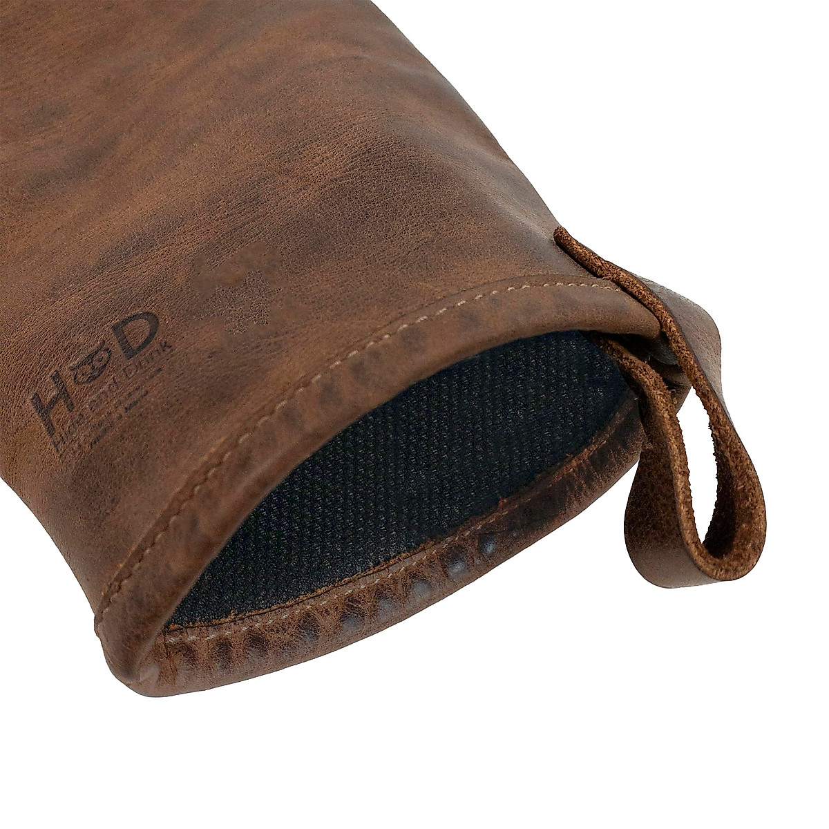 Hide & Drink, Oven Glove, Cookware, Heat Protection, Kitchen and Bakery Supplies, Home Essentials, Full Grain Leather, Handmade, Bourbon Brown
