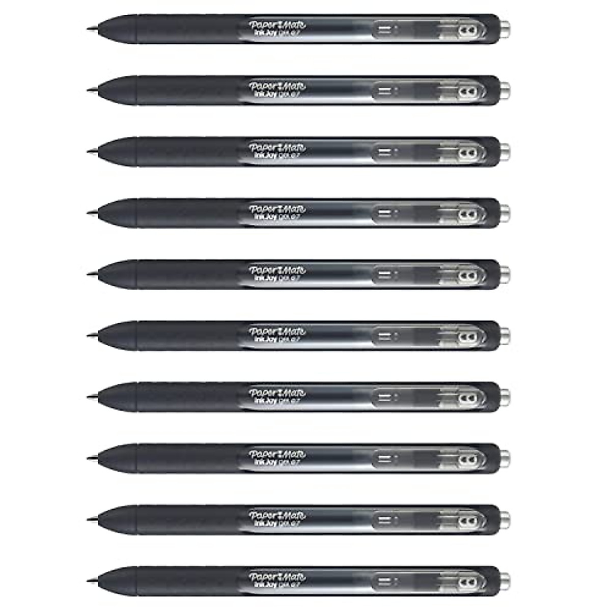 Paper Mate InkJoy Pens, Gel Pens, Medium Point (0.7 mm), Black, 10 Count