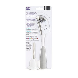 Munchkin® Miracle™ Dual Sided Cup and Baby Bottle Brush, Includes Straw Brush, Grey