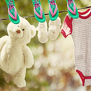 2 Pieces Beach Towel Clips Flamingo Pattern Beach Towel Clip Portable Towel Holder Clips for Beach Chairs Deck Patio Heavy Duty Laundry Clothes Pool Sun Loungers Clip Seaside Indoor Outdoor