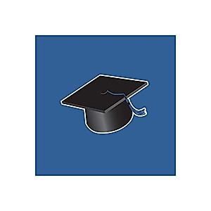 Creative Converting Graduation Card Holder Box, Congrats Grad, True Blue , One size -