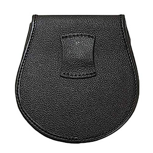 Genuine Leather Celtic Knot Embossed Scottish Sporran w/ Belt