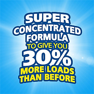 all Small & Mighty Super Concentrated Liquid Laundry Detergent, Clear, 40 Fluid Ounces, 53 Loads