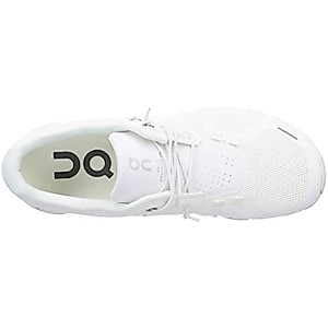 On Men's Cloud 5 Sneakers, All White, 9.5