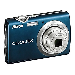 Nikon Coolpix S230 10MP Digital Camera with 3x Optical Zoom and 3 inch Touch Panel LCD (Night Blue)
