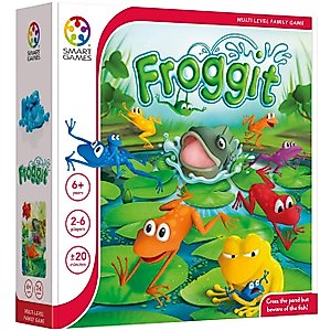 SmartGames Froggit - A Family Board Game for 2-6 Players Ages 6 - Adult
