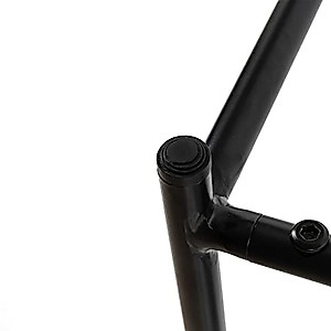 GIA Mid Century Modern Sling Accent Chair for Living Room, Bedroom, and Office, Set of 1, Upholstered in Brown PU Leather with Black Metal Base